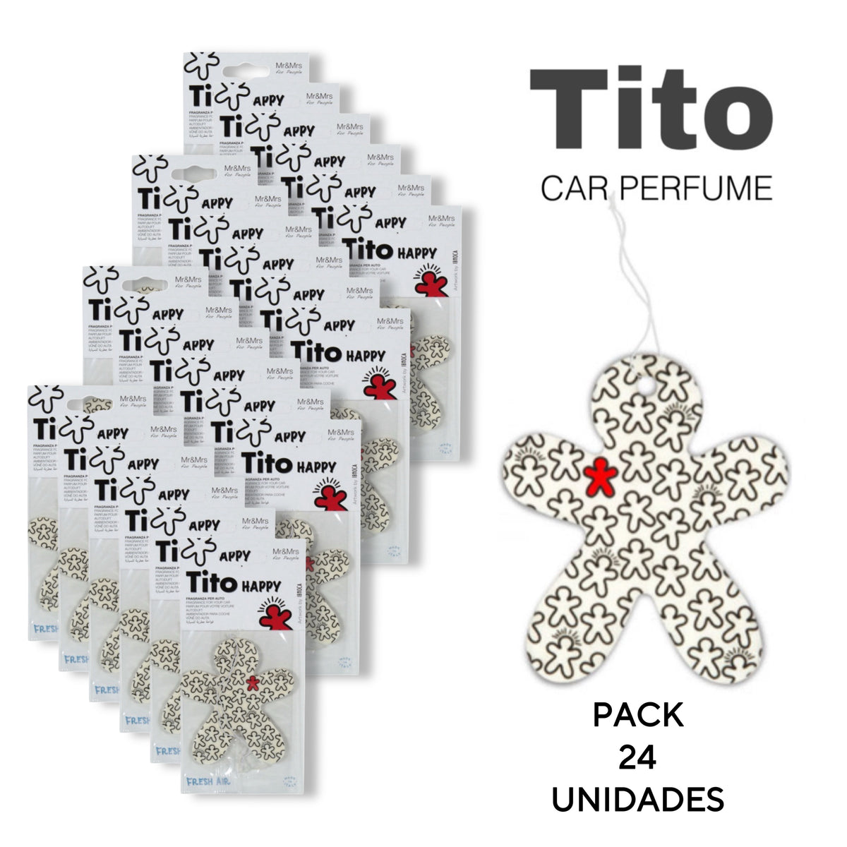 TITO HAPPY FRESH AIR - PACK X24 – Mr and Mrs Fragrance